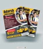 School pamphlets design CDR File - graphicbud.com