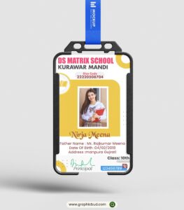 School id card design - graphicbud.com