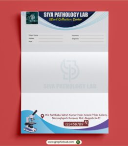 Pathology lab letterhead design - graphicbud.com