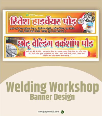Welding Workshop Banner Design - graphicbud.com
