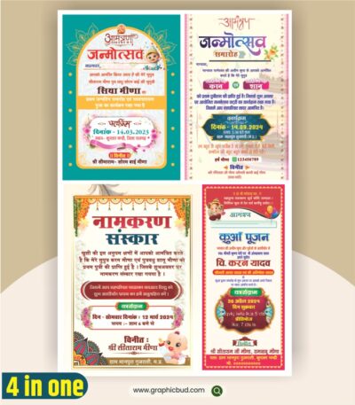 birthday invitation card design - graphicbud.com