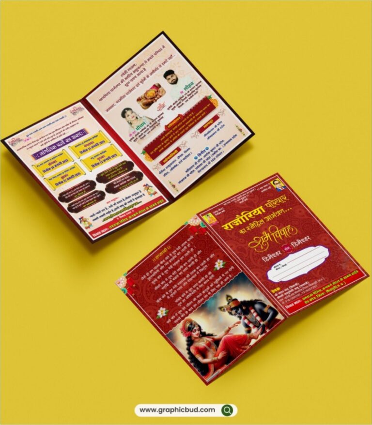 70 Multicolor Wedding Card Design CDR File Bundal - graphicbud.com